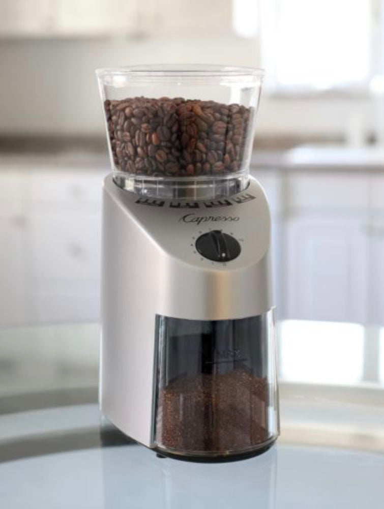 Infinity Conical Burr Grinder Stainless Finish – Kitchen Store at Allen ...