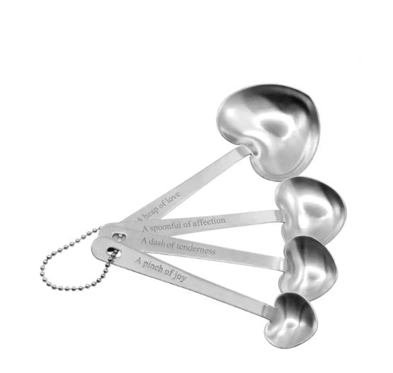 Heart Measuring Spoon Set – Kitchen Store at Allen & Petersen