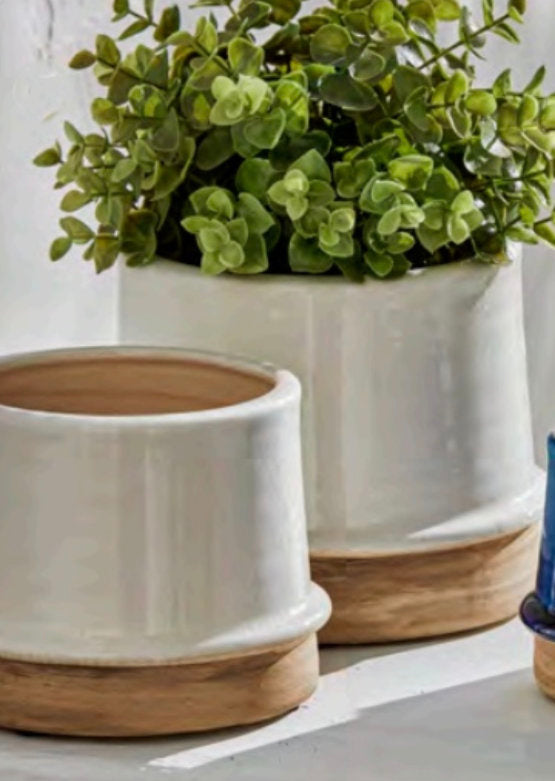 White Radius Planter Large – Kitchen Store at Allen & Petersen